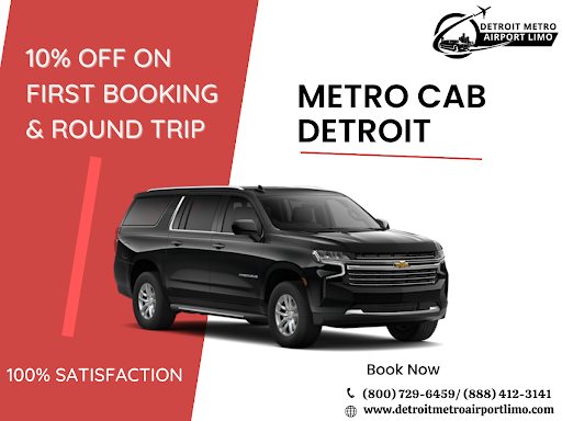 Detroit Airport Taxi Cab Services - Detroit Metro Airport Limo - Medium