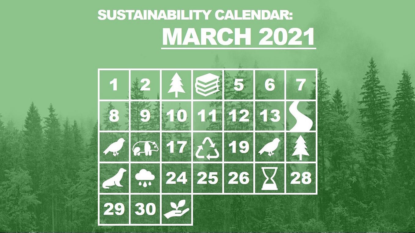 Sustainability Calendar — What’s Happening in July 2021? | by Kevin ...