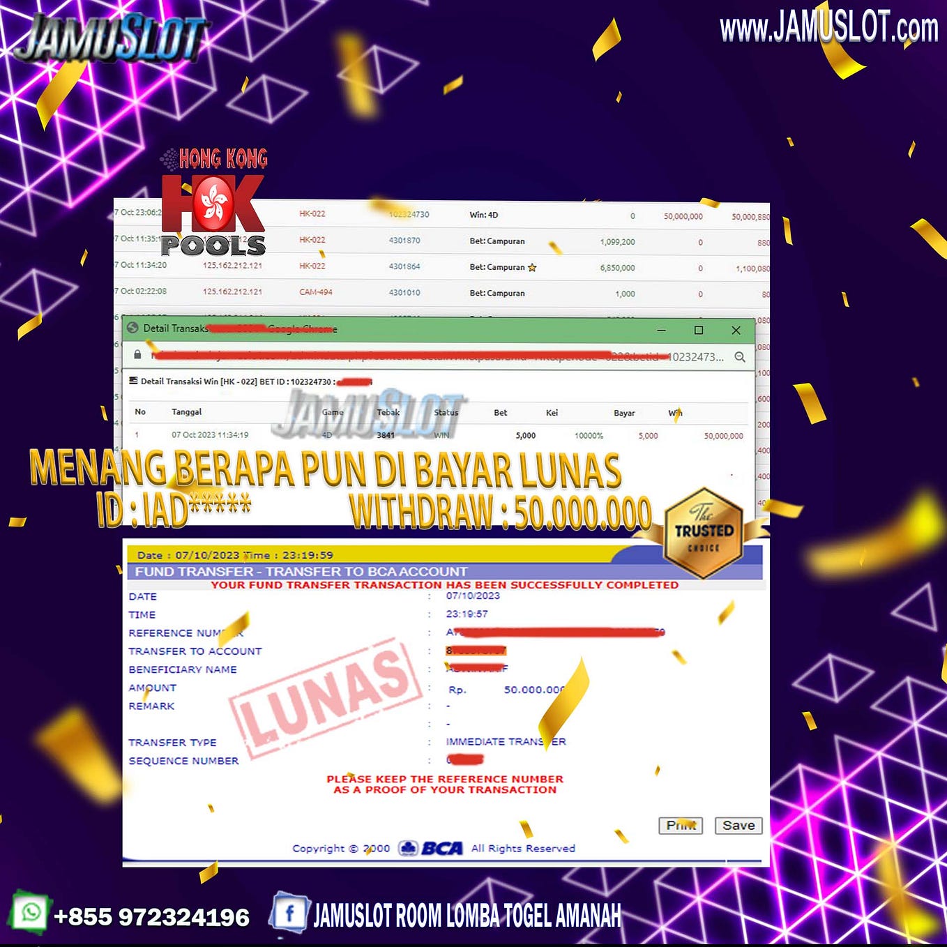 JAMUSLOT : BUKTI WITHDRAW KEMENANGAN JP SLOT ( MAXWIN MAHJONG WAY’S ...