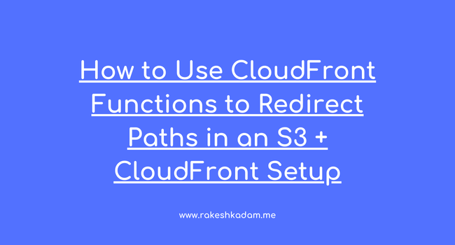 How to Set Up AWS CloudFront Edge Lambdas with Practical Examples using AWS SDK v3 for Node.js ...