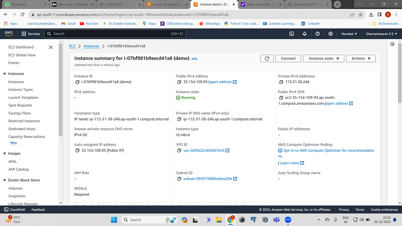 Differences and Similarities between Ec2 Instance, Amplify, and Lightsail. | by Sharveshwaran S ...
