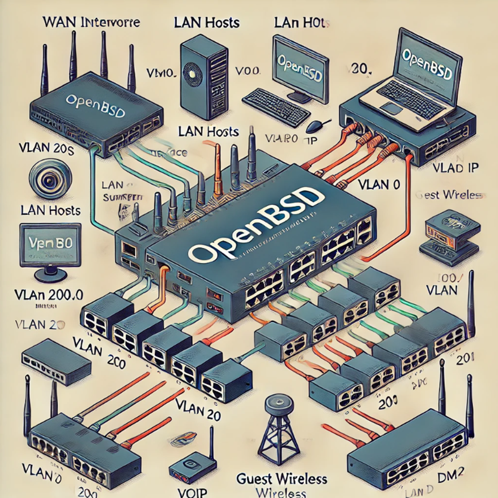 My OpenBSD Adventures (3/8). Deploying a Router, Firewall, and VPN… | by Antonio Francesco ...