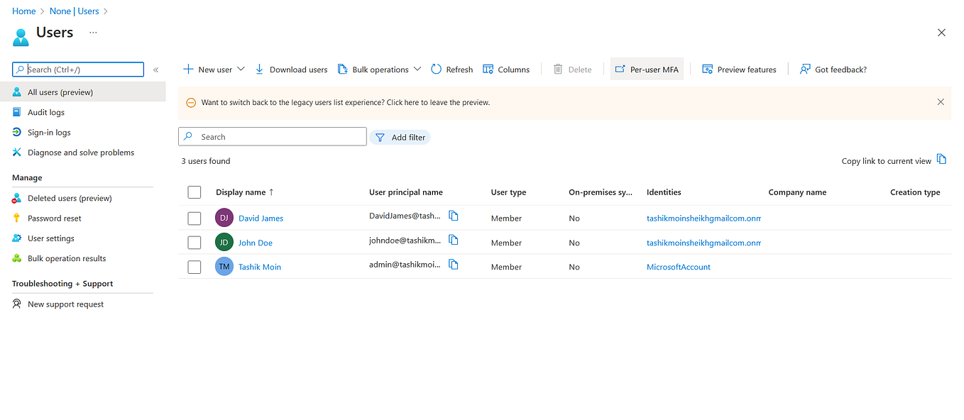 AD Connect, Password Hash Synchronization, Pass-Through Authentication ...