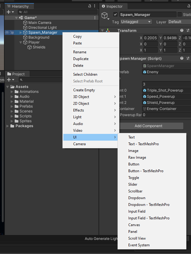 Spawning game object in Unity. Learning the basics of how to… | by ...