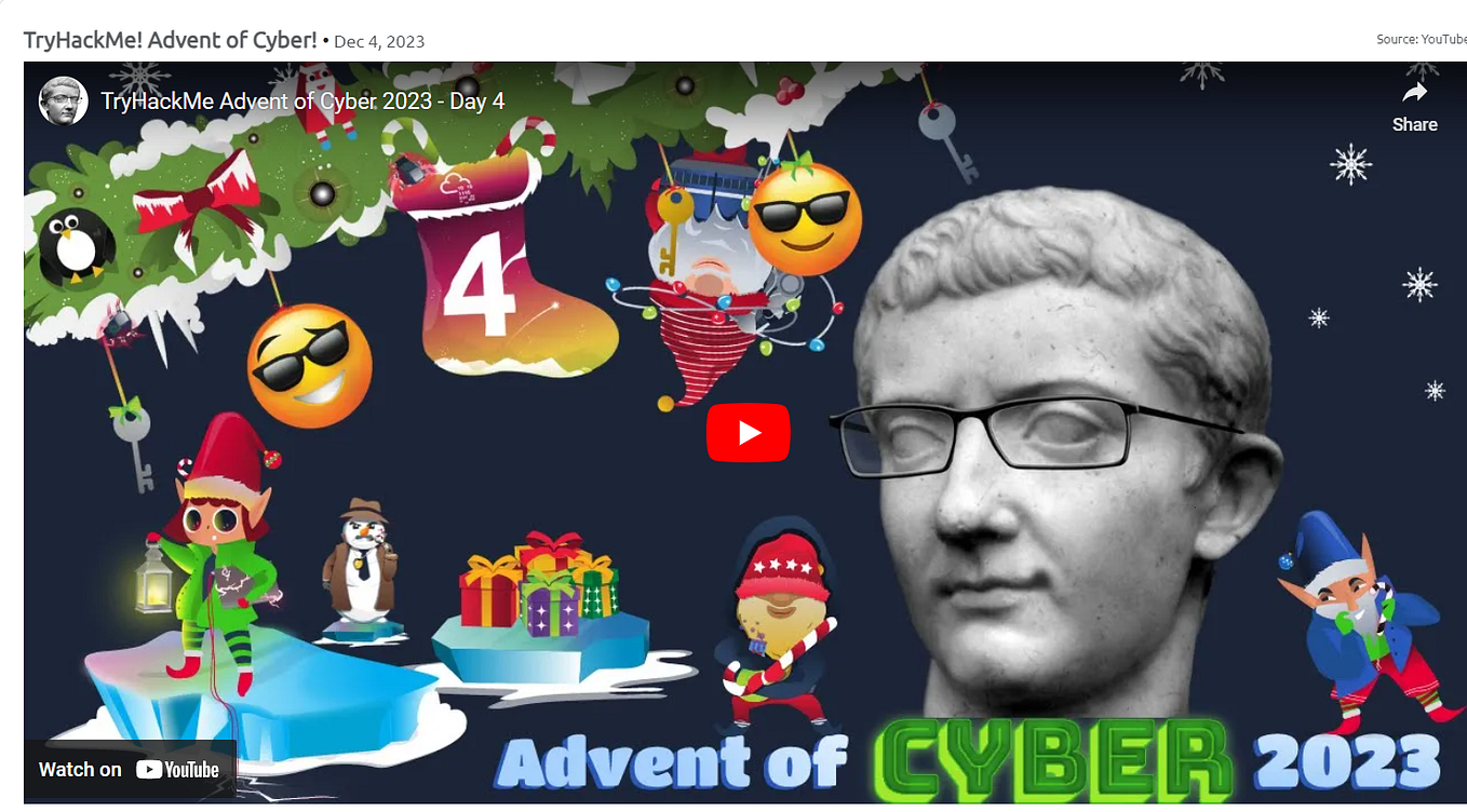 Advent of Cyber 2023 — Day 5 Writeup with Answers by Farhan Manzoor| TryHackMe | by ...