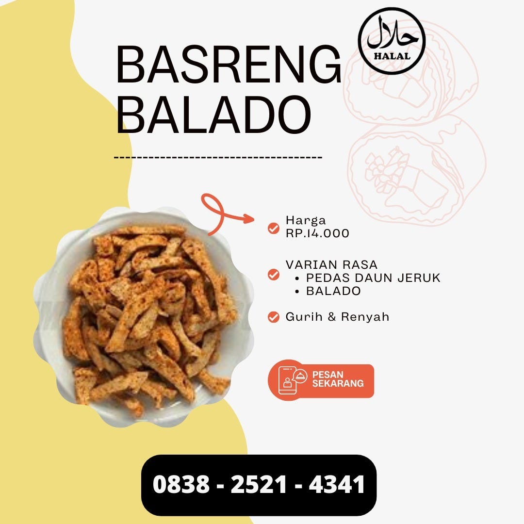 Terenak, WA 0838–2521–4341, Jual Basreng Original, Tara Basreng ...