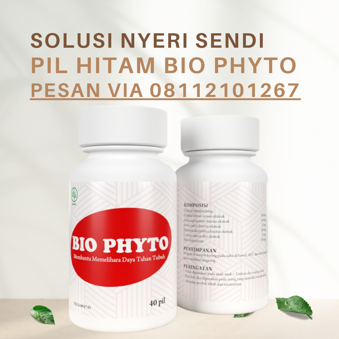 Jual Pil Hitam Bio Phyto Untuk Syaraf Kejepit-Pegal-Asam Urat Ampuh Sudah BPOM | by Brich ...