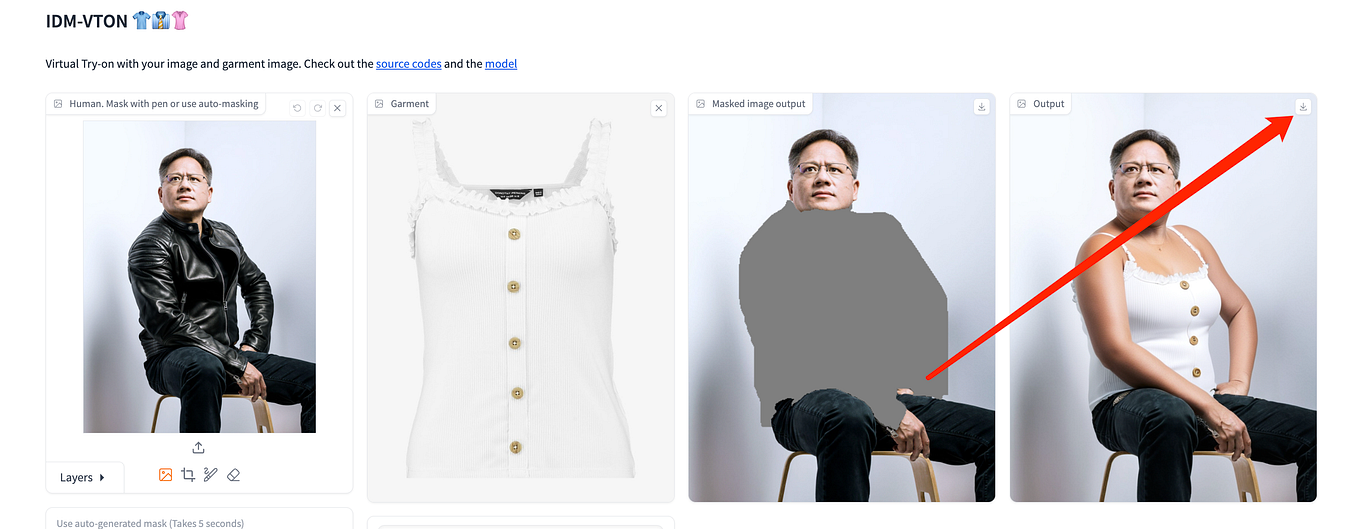 Experience Virtual Clothing Try-On with IDM VTON AI in Just One Minute for Absolutely Free! | by ...