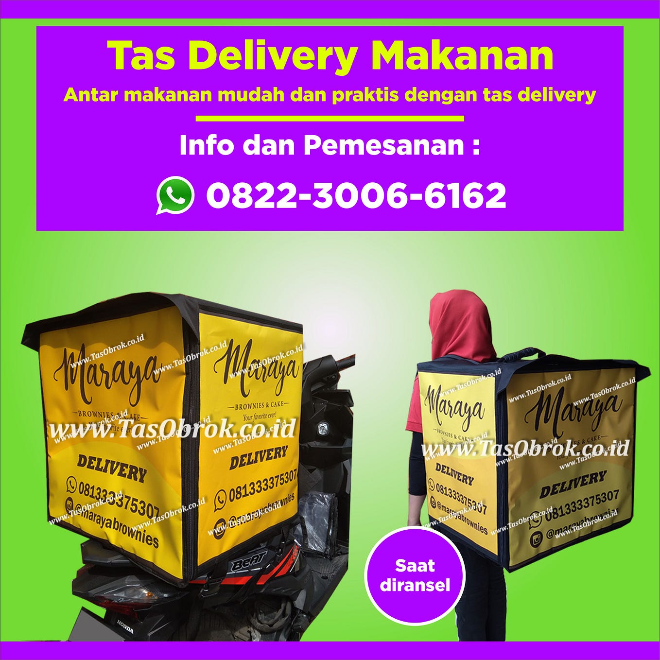 Tas Delivery Motor Murah Semarang, Tas Delivery Motor Semarang, Box ...