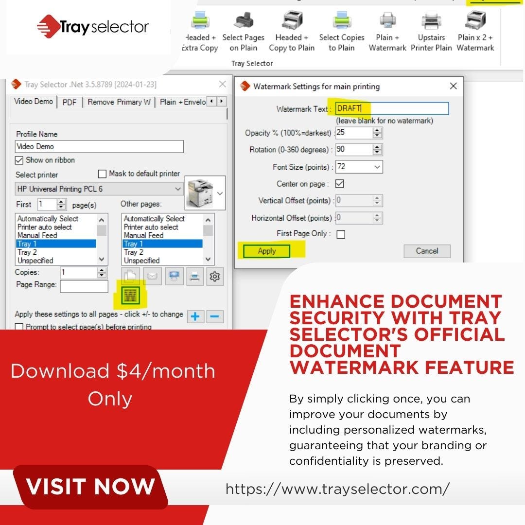 Enhance Document Security with Tray Selector’s Official Document ...