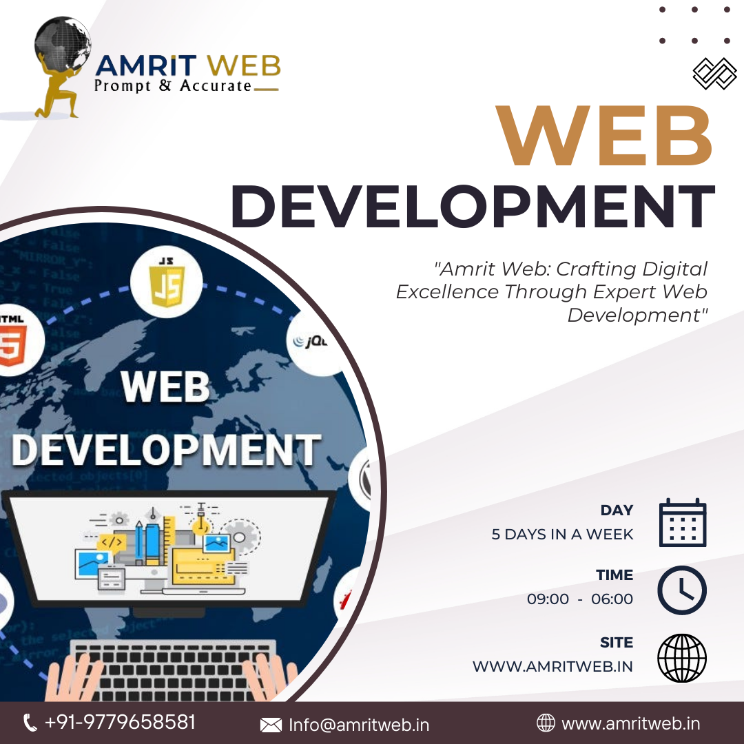 “Amrit Web: Crafting Digital Success through Innovation and Expertise ... “Amrit Web: Crafting Digital Success through Innovation and Expertise ...