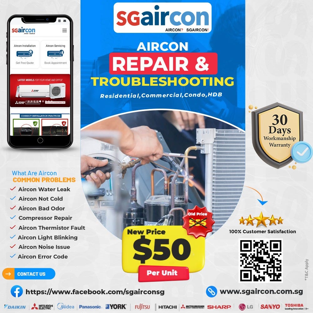 Aircon Repair & Troubleshoot - Sgairconsingapore - Medium