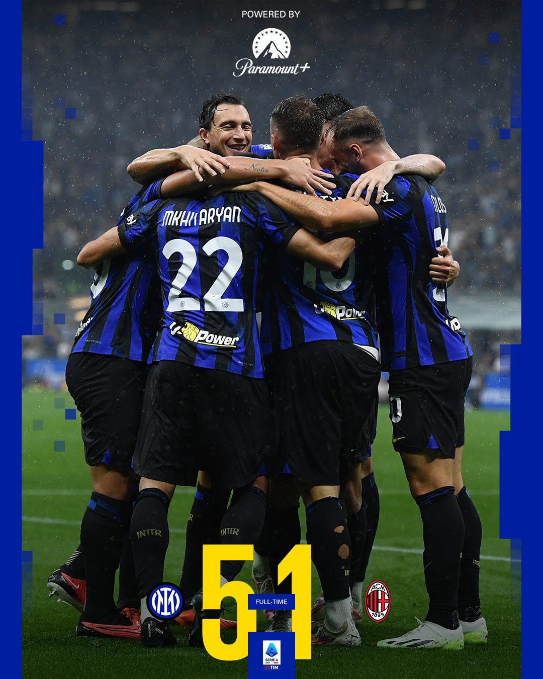 Inter vs AC Milan: Official Starting XI - MC - Medium