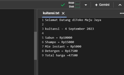 Laporan Praktikum (Python Week 04) | by Senandung Marimby | Sep, 2024 | Medium