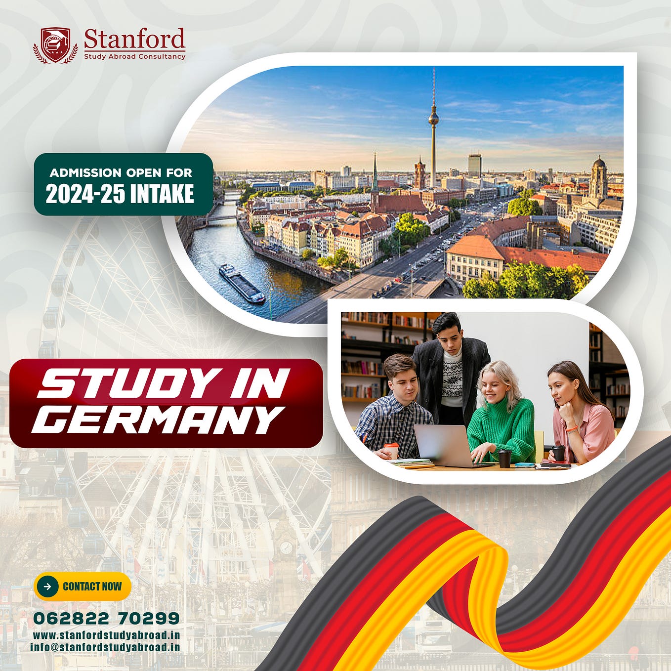 🎓 Ready to elevate your education? Study in Germany! - Stanford Study ...