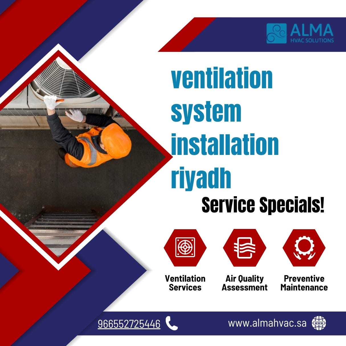 Implementation of all ducting and adjustment works - ALMA HVAC ...