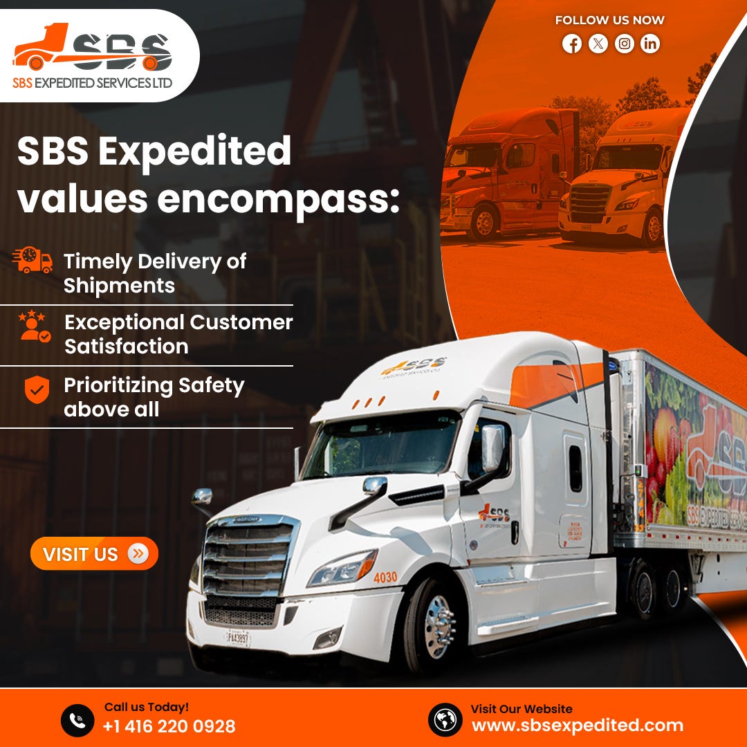 Navigating Efficiency: SBS Expedited Leading the Way as a Premier Logistics Company in Canada ...