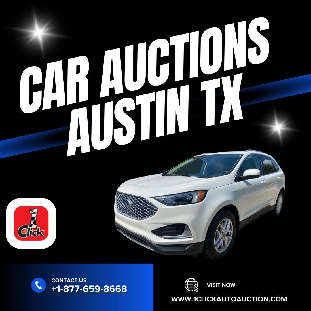Car Auctions in Austin TX - Tanuj Mishra - Medium