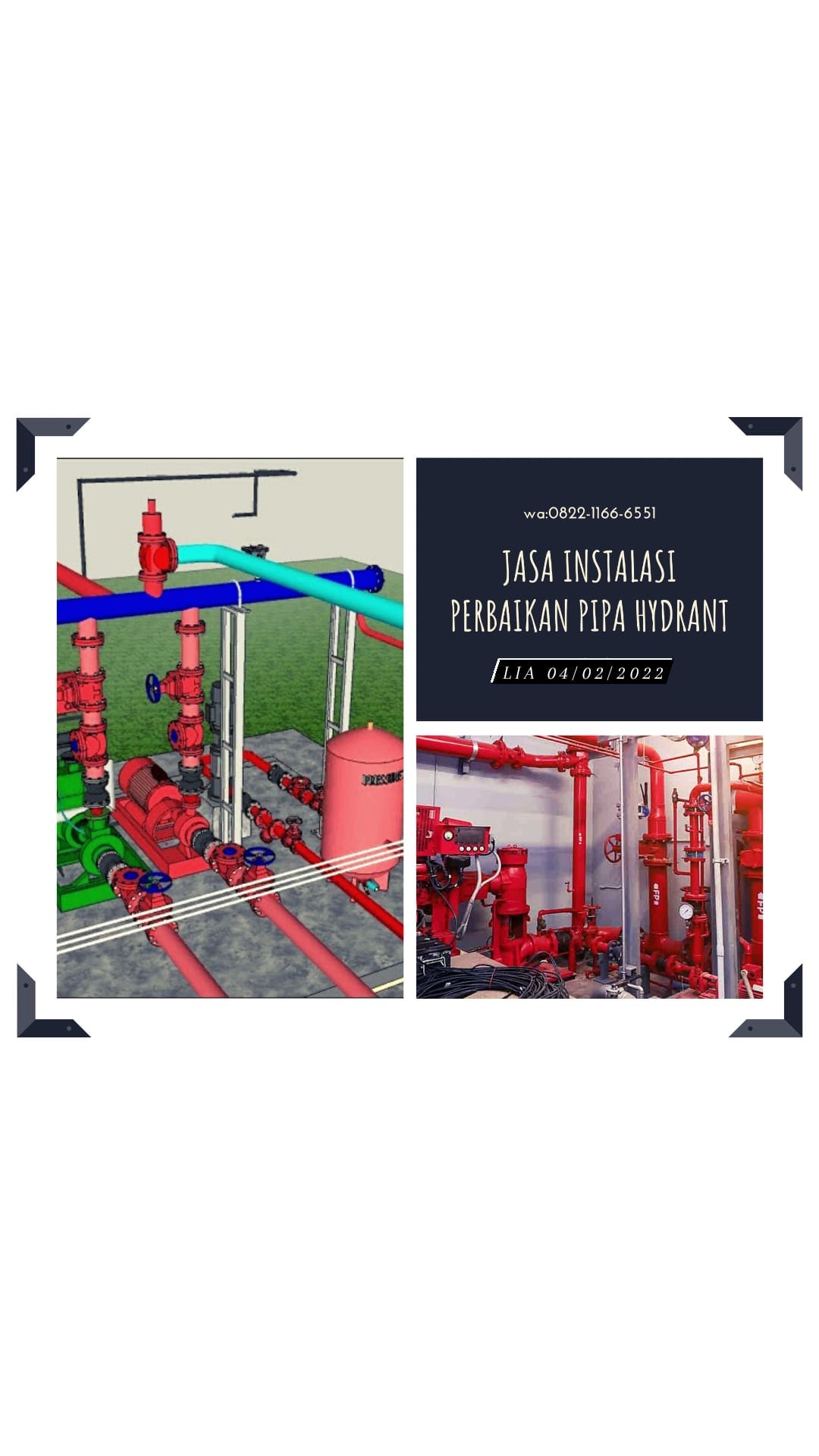 PROFESSIONAL Wa 0822-1166-6551 Pekerjaan Perawatan Instalasi Pipa ...