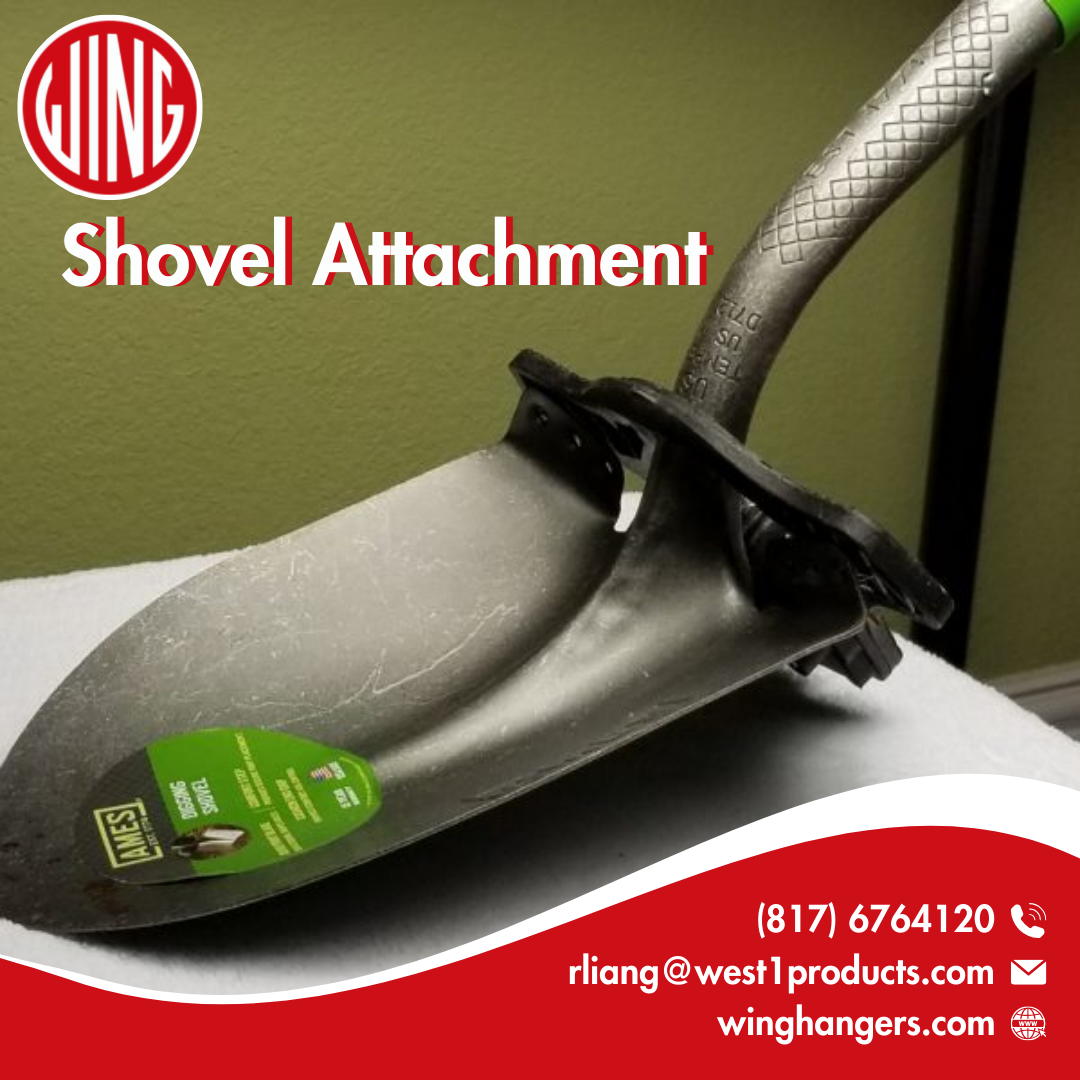 Shovel Attachment - Wing Hangers - Medium