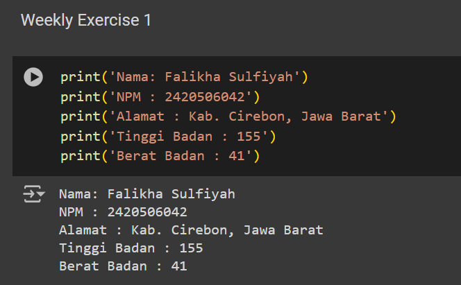 Basic Output in Python(Laporan Praktikum 3) | by Falikha Sulfiyah | Sep ...