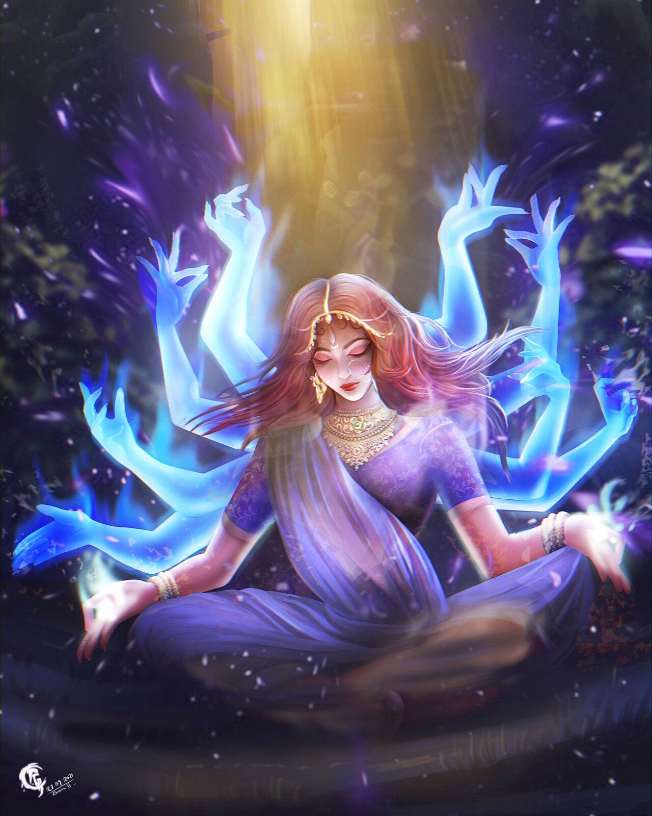 Lean into the archetypes of Goddess Durga during the Dark Night of your ...