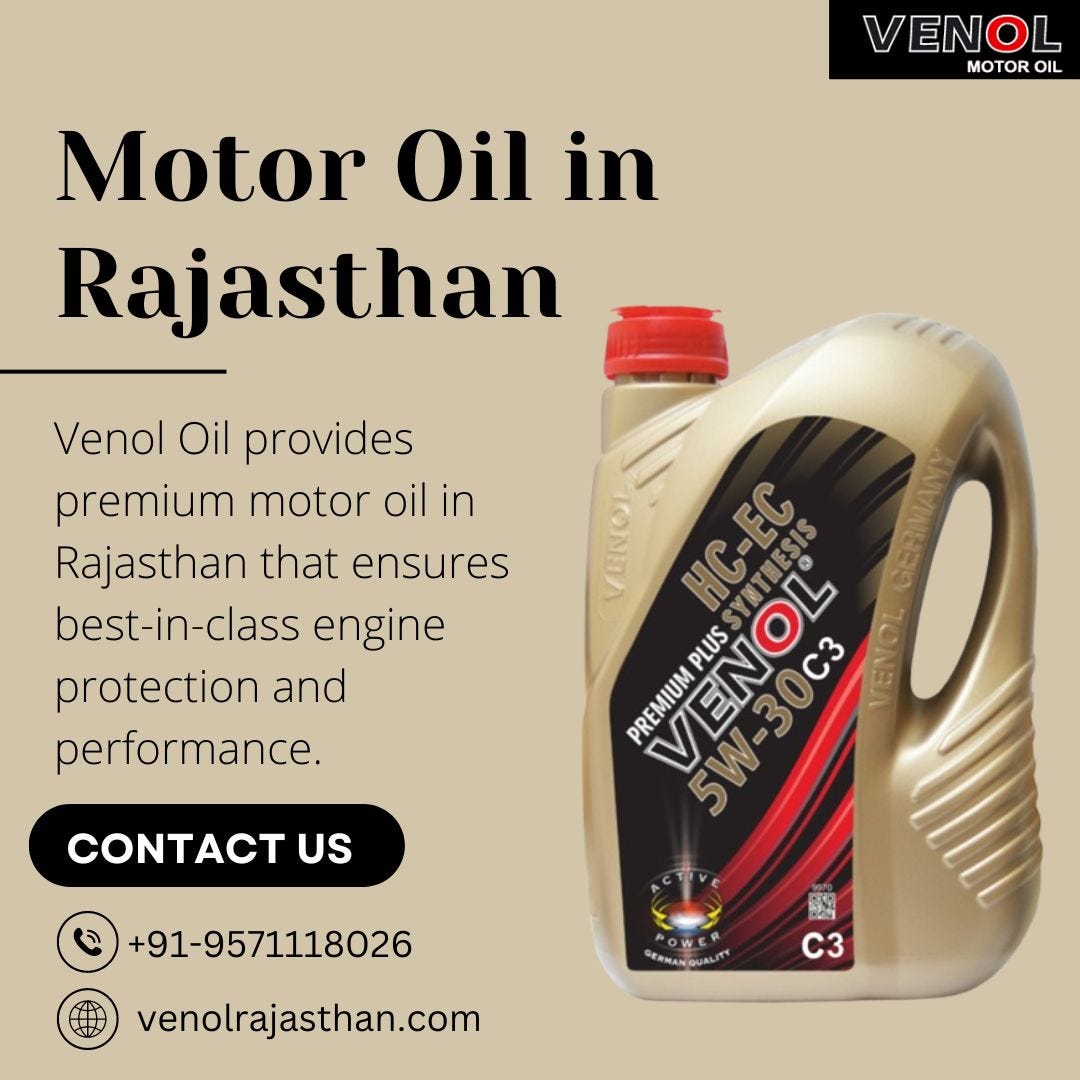 Engine Oil in Rajasthan - Venol Motor Oil - Medium