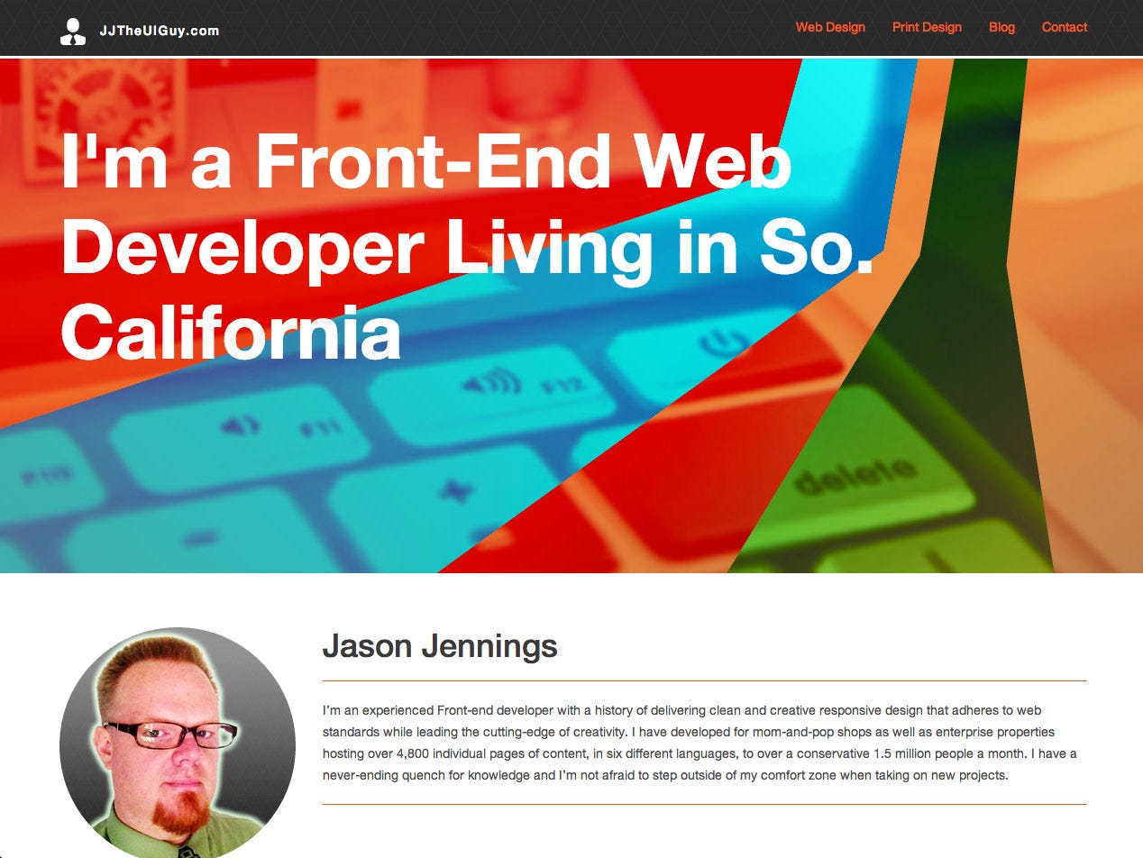Layout a responsive webpage without using a framework or grid system ...