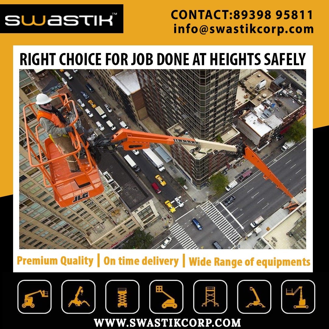 Top 10 Applications Of Aerial Work Platform Equipments | by Swastik ...
