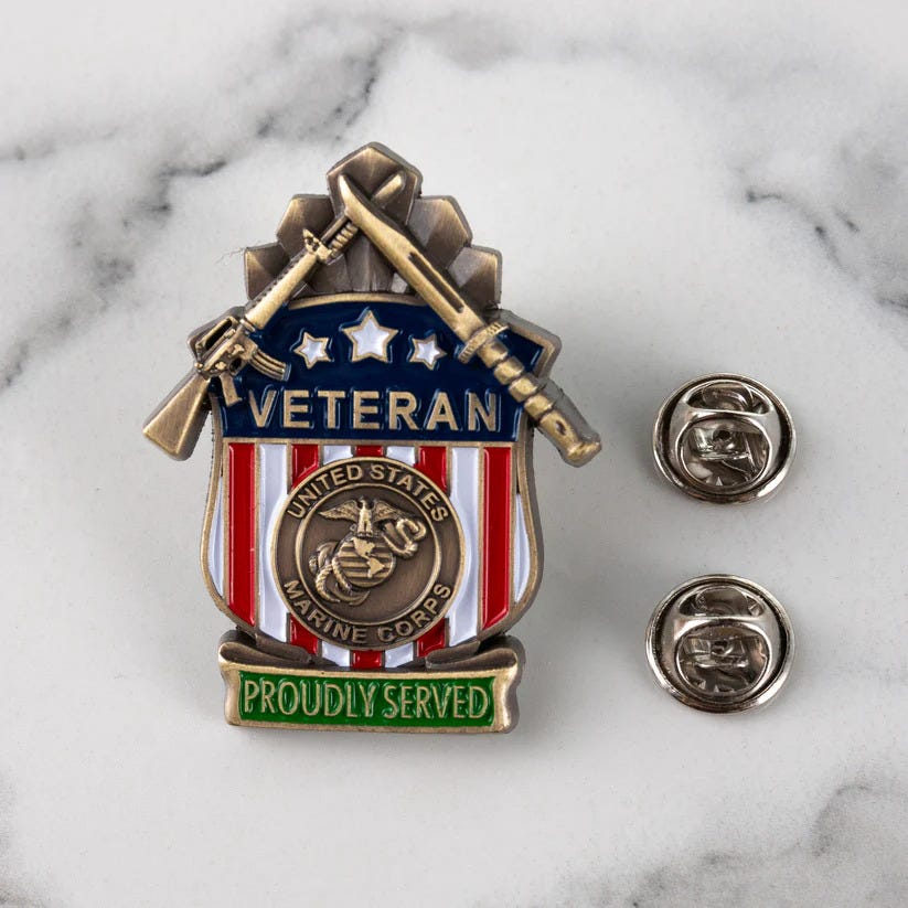 Patriotic Coins and Pins - Fallen Yet Not Forgotten - Medium
