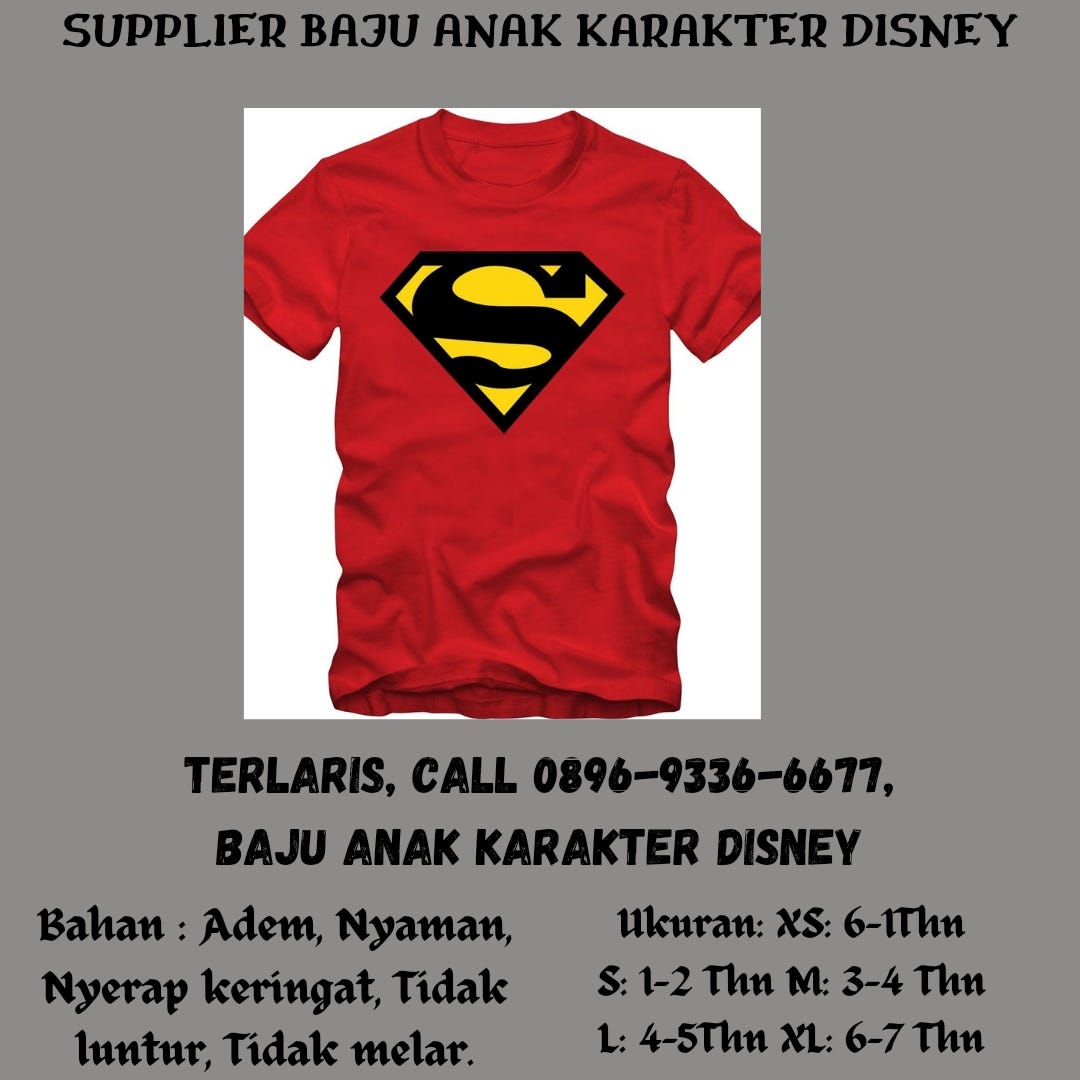 SUPPLIER BAJU ANAK KARAKTER DISNEY - Bajuanakkarakterdisney - Medium