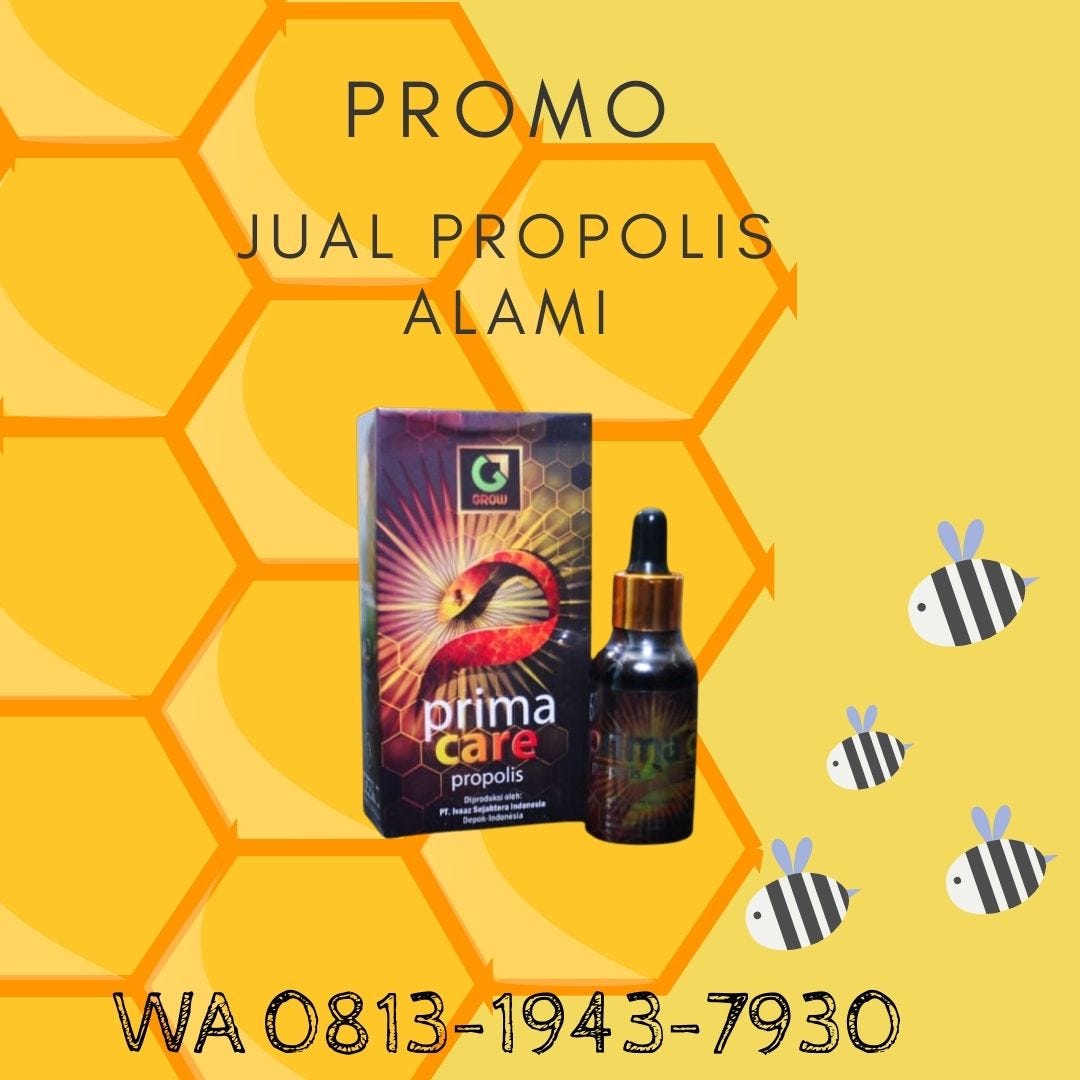 JUAL PROPOLIS ANTIBIOTIK ALAMI DI PONTIANAK https://wa.me/6281319437930 ...