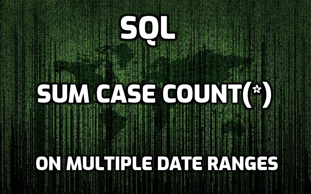 SQL Pivot — Easily convert rows to columns. | by Kyle Allbright | Medium
