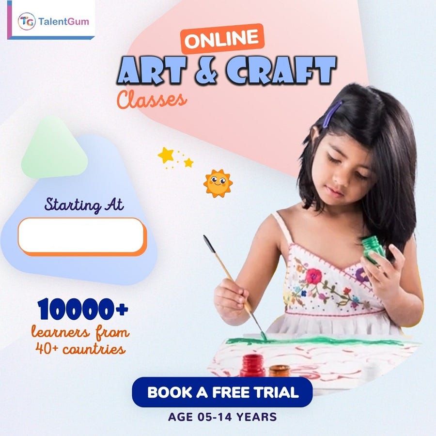 Art and Craft Classes - Talent Gum - Medium