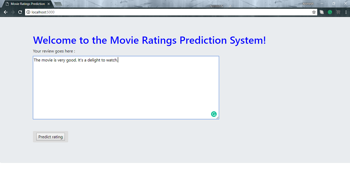 Movie Ratings Prediction Server using Flask and LSTM in Keras (Part 1 ...