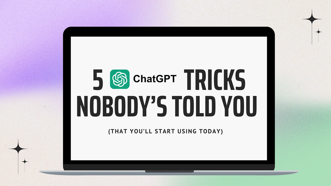 5 Trucos de ChatGPT Que Nadie Te Ha Contado | by BY GIRL BOSS | vocES en Español | Apr, 2025 ...