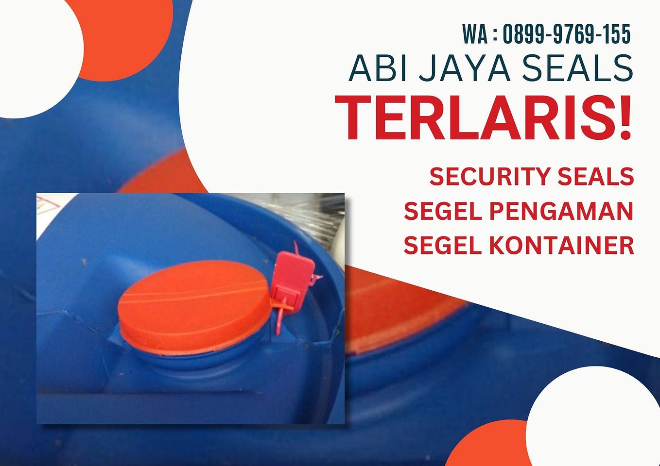 WA : 0813–3355–9012 Pabrik Jual Toko Segel Plastik Locis Tangki Waropen ...