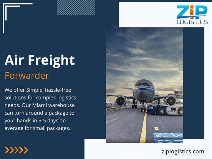 Cargo Consolidator - Zip Logistics - Freight Forwarder in Miami - Medium