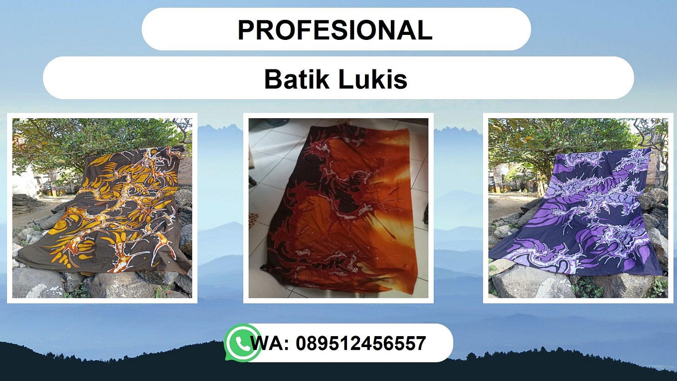 PROFESIONAL, WA 089512456557 Produsen Batik Lukis Surakarta ...