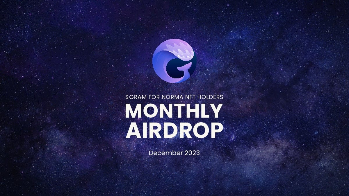 GRAM Token Issue Update. December 6th, 2023 | by Norma in Metaland | Dec, 2023 | Medium