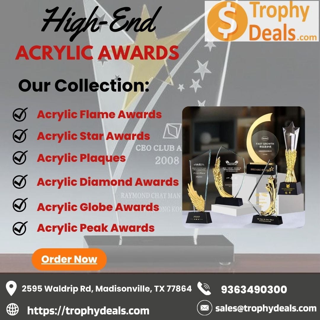 Buy Trophies, Awards, Medals, and Plaques at Affordable Prices | by ...