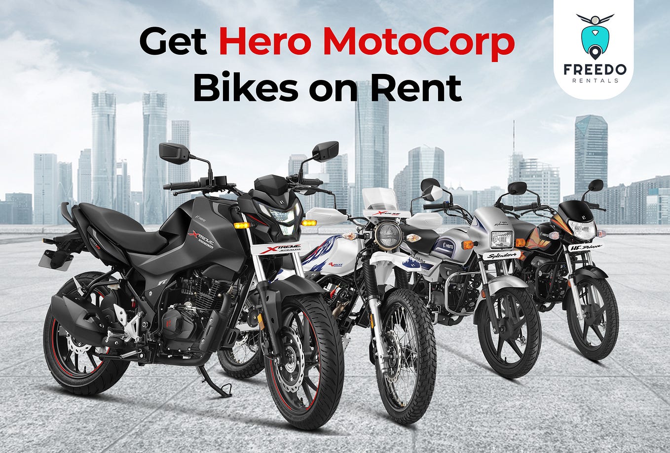 Xpulse Bike Rentals in Bangalore - Freedo Rentals: Bike on Rent in ...