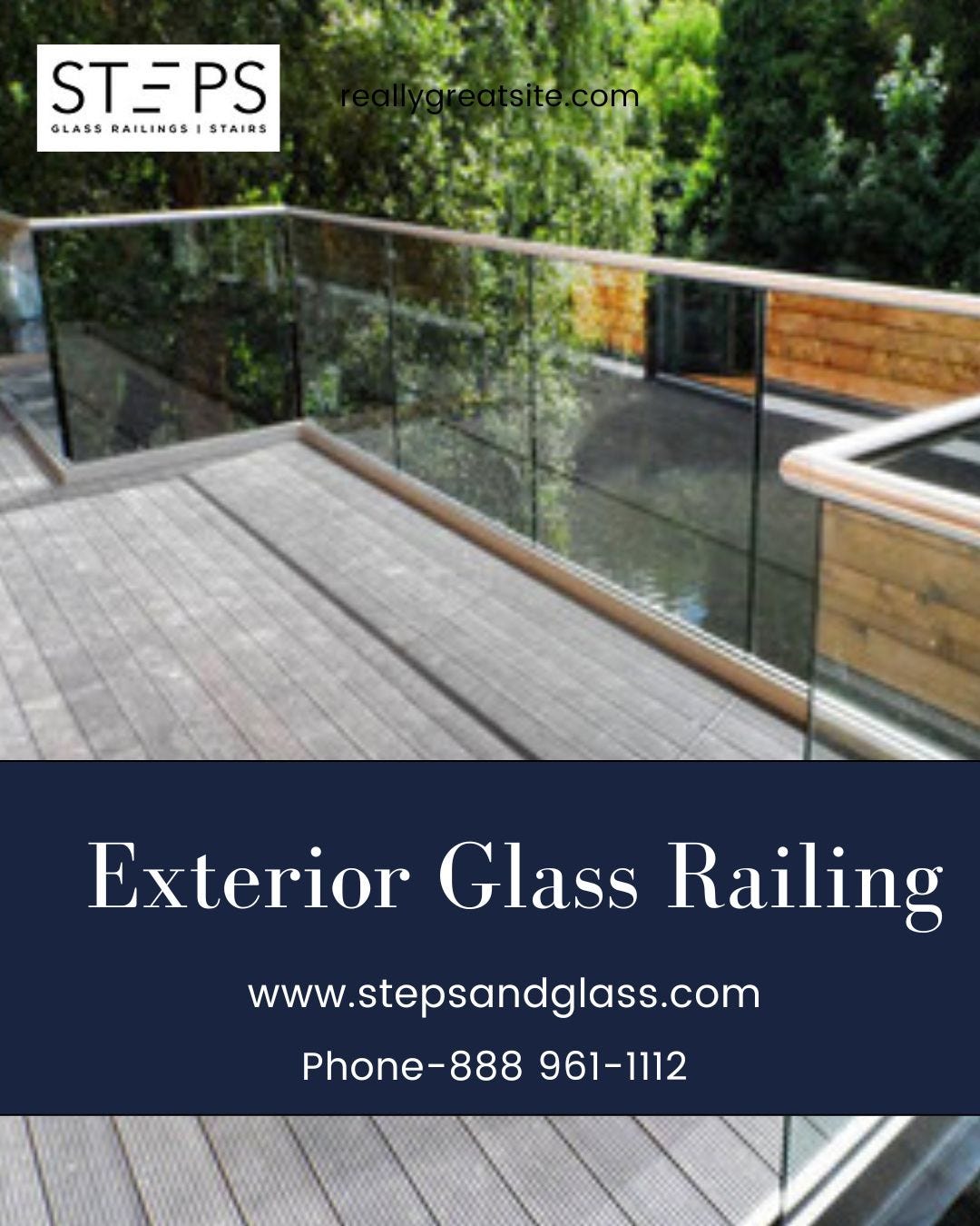 Enhance Your Home: Exterior Railings for Stairs by Steps Glass Railing ... Enhance Your Home: Exterior Railings for Stairs by Steps Glass Railing ...