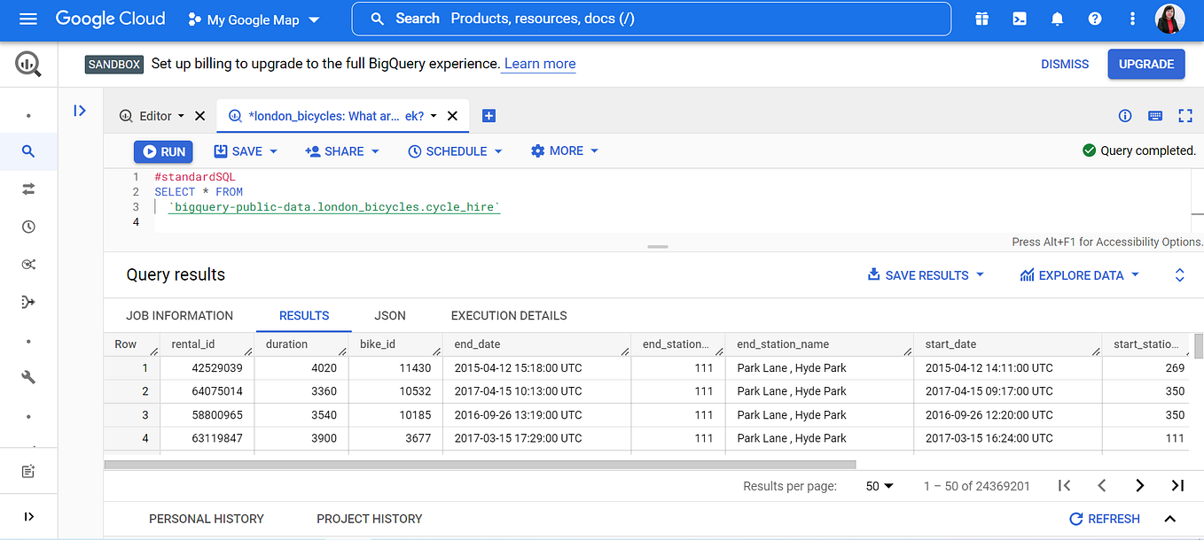 Using SQL Window Functions for London Public Transport Biking Data in ...