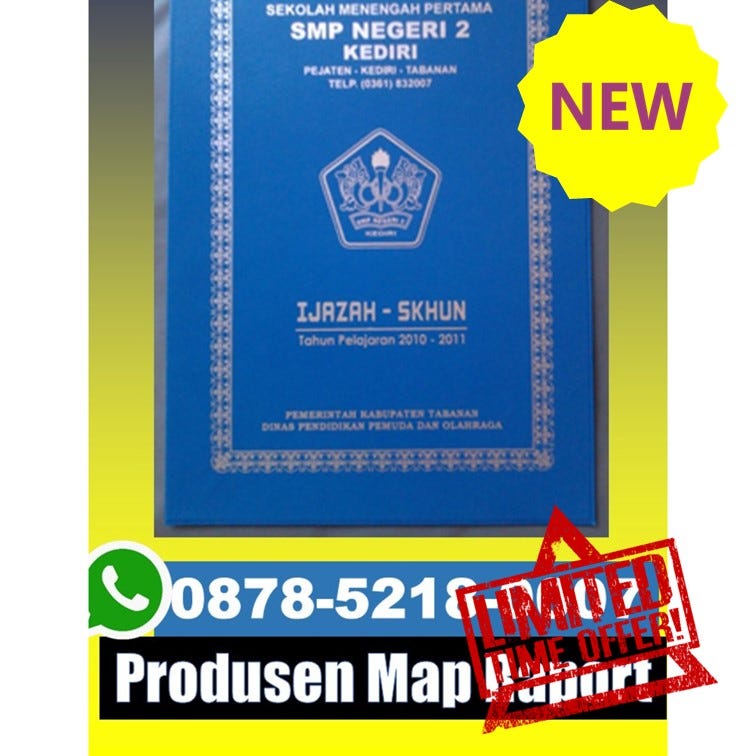 0878–5218–007 (TLP/WA), Map Raport Tk Pantar Timur | by Jasa Percetakan ...