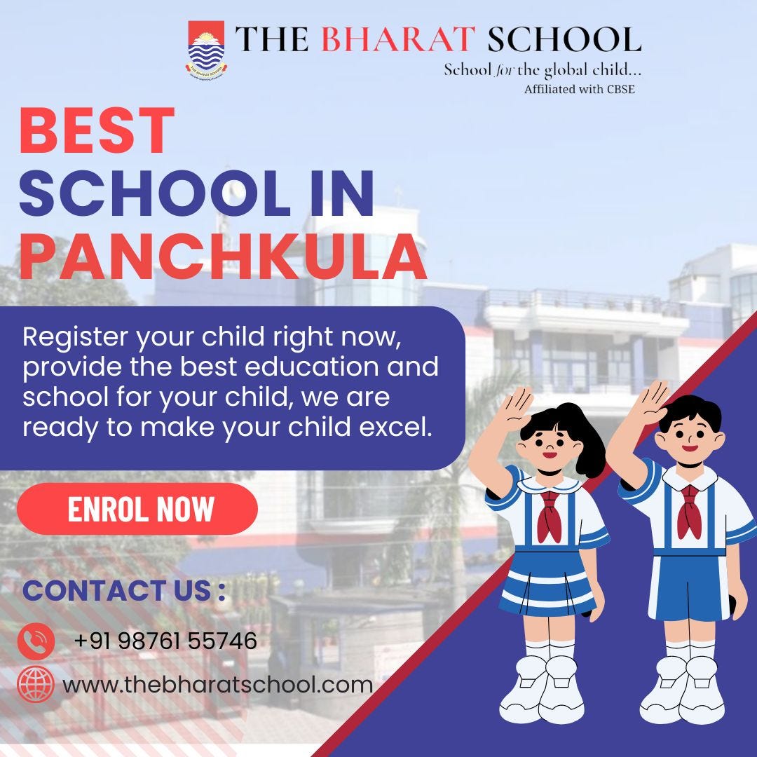 Sr. Sec. School in Panchkula - The Bharat School - Medium
