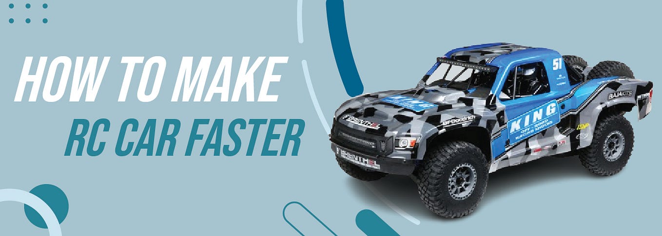 How to Make Your RC Car Faster. Remote-controlled (RC) cars bring… | by ...