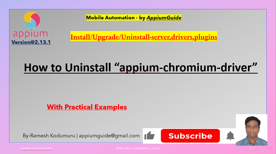76 Appium Inspector — 6 Part 2 Complete Details On Appium Inspector
