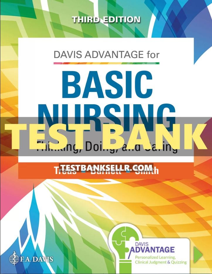 Test Bank For Davis Advantage for Townsend’s Essentials of Psychiatric ...