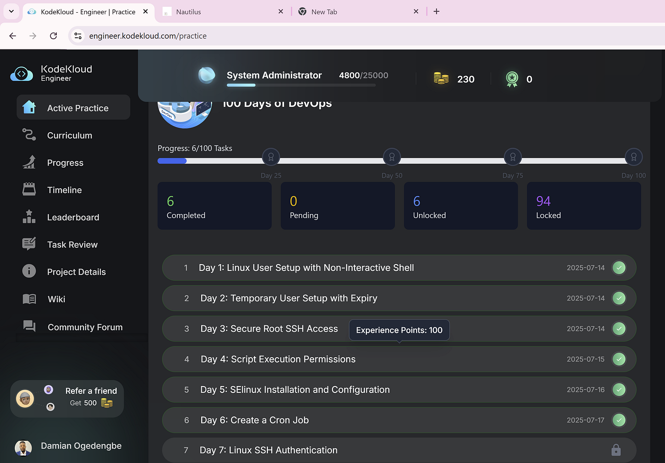 Day 5 Of 100 Days Of Devops Selinux Installation And Configuration By Damian Ogedengbe Jul